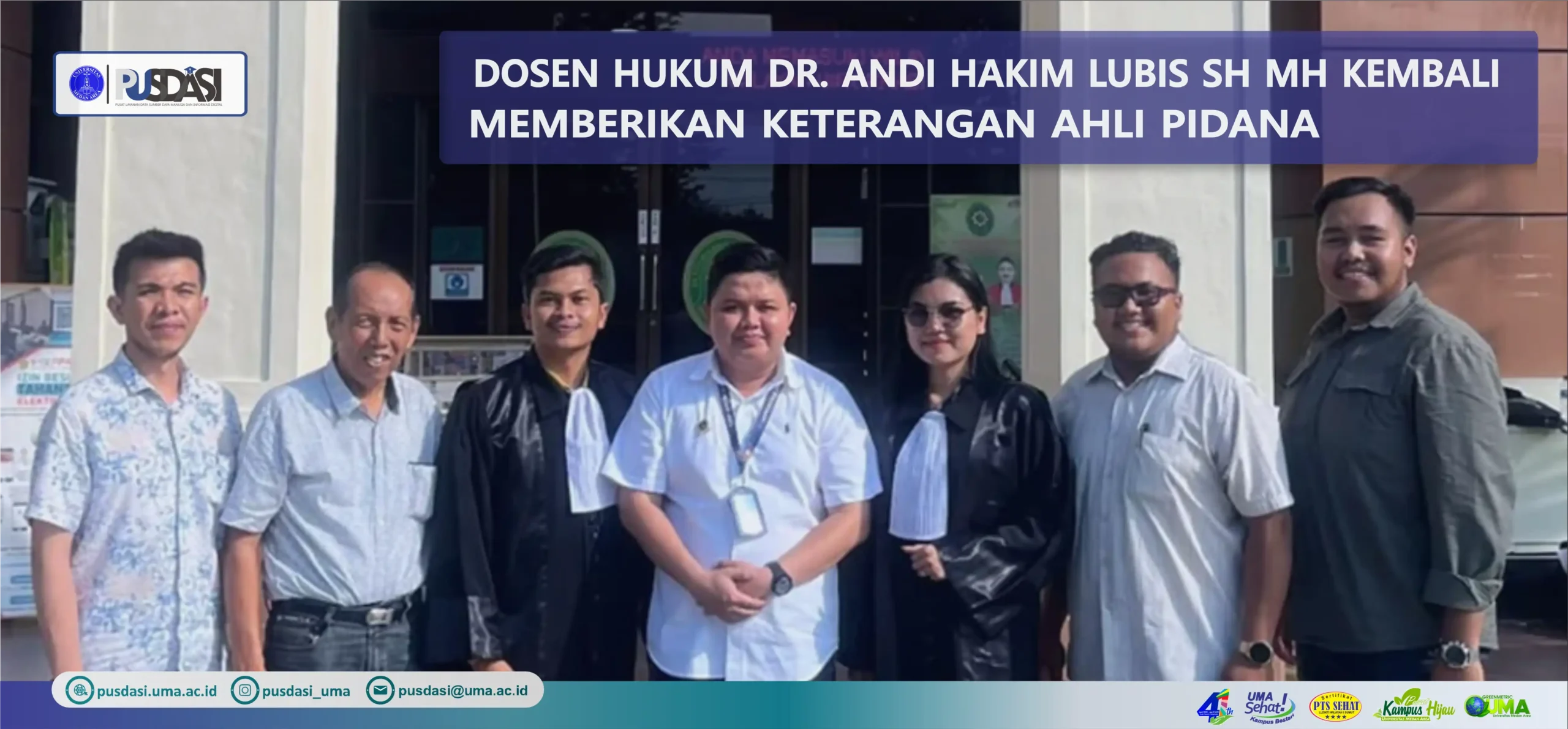 Dr Andi Hakim Lubis SH MH Kembali Memberikan Keterangan Ahli Pidana ...