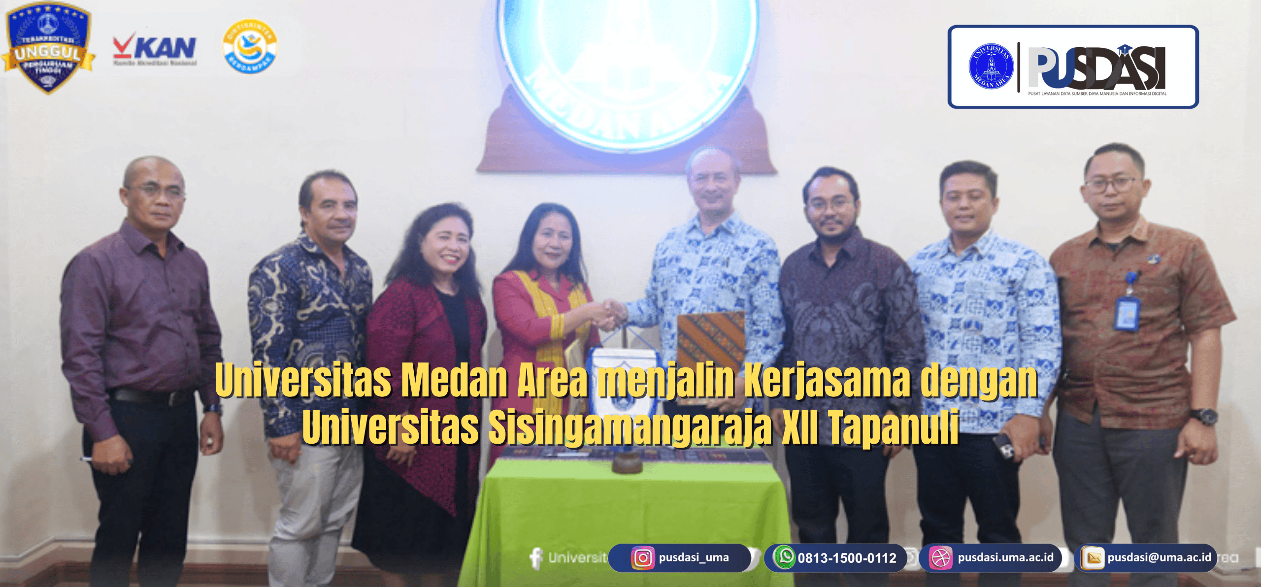 Universitas Medan Area menjalin Kerjasama dengan Universitas ...